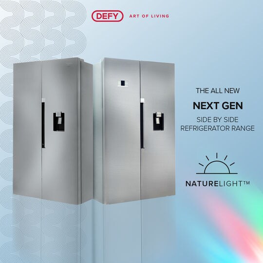 Defy’s New Side-by-Side Range of Fridges with NatureLight and Full No ...